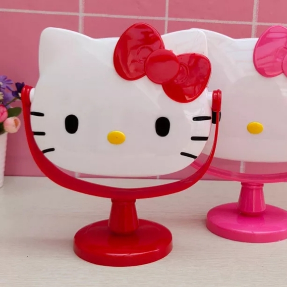 Hello Kitty | Makeup | Hello Kitty Stand Mirror | Poshmark